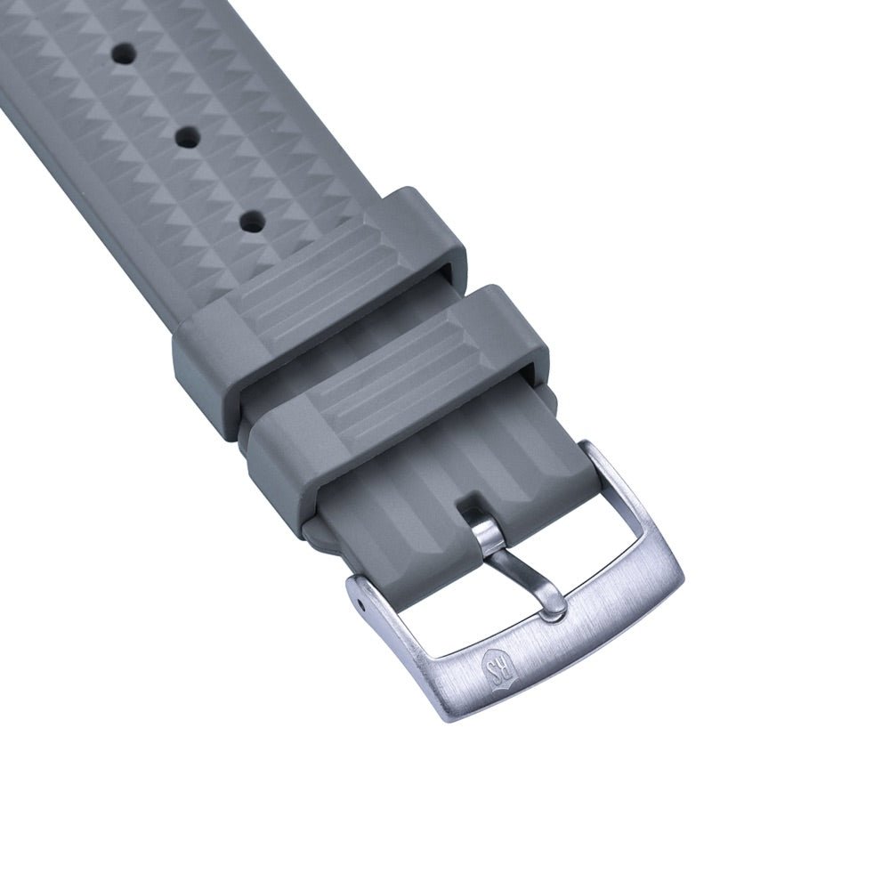 SUPER DEAL - RS VINTAGE DIVER - WAFFLE STYLE - GREY – Royal Straps